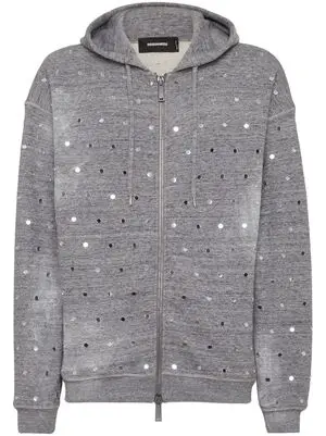 Dsquared2 Zip-up Cotton Hoodie