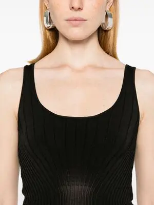 MUGLER Knitted Tank Top