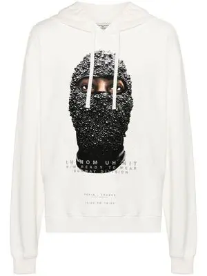 IH NOM UH NIT Future Mask Hoodie - White