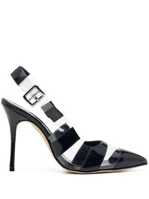 Manolo Blahnik 70mm Uxra Slingback Pumps