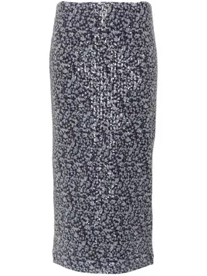 ROTATE BY BIRGER CHRISTENSEN Midi Pencil Skirt - Purple