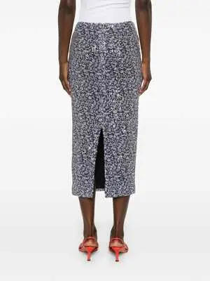 ROTATE BY BIRGER CHRISTENSEN Midi Pencil Skirt - Purple