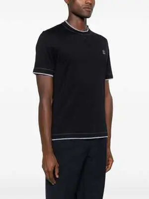 Brunello Cucinelli Logo-embroidered T-shirt