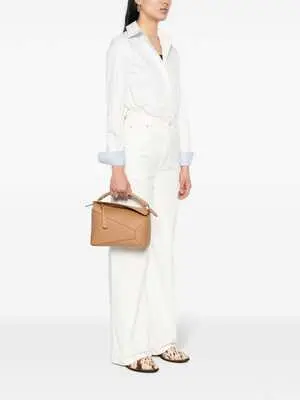Loewe Small Puzzle Shoulder Bag - Brown