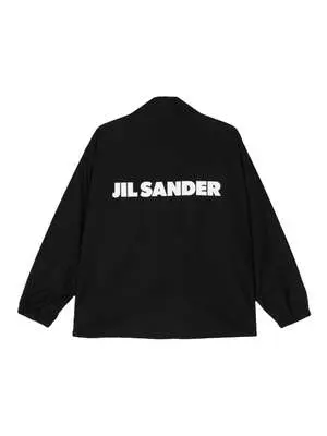 JIL SANDER Logo-print Jacket - Black