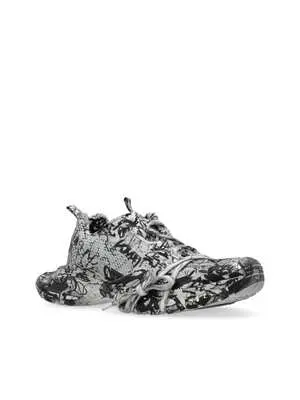 Balenciaga 3xl Extreme Graffiti Low-top Sneakers