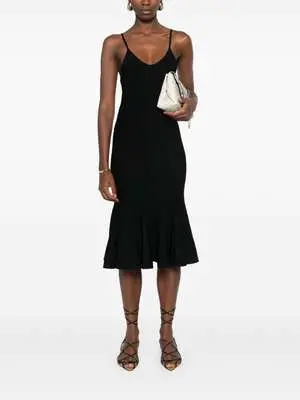 Khaite Queen Pointelle Knit Dress