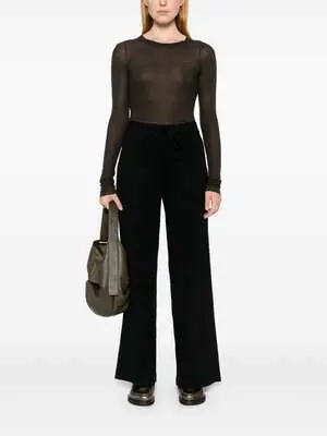 P.a.r.o.s.h Wool-cashmere Blend Trousers - Black