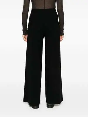 P.a.r.o.s.h Wool-cashmere Blend Trousers - Black