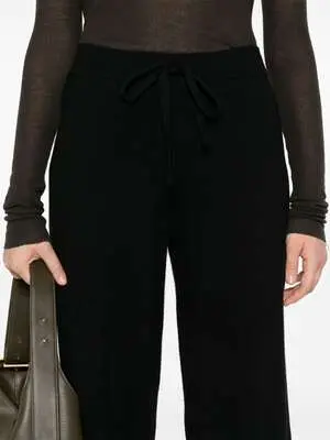 P.a.r.o.s.h Wool-cashmere Blend Trousers - Black