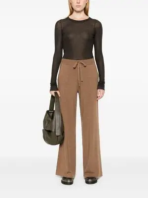 P.a.r.o.s.h Wool Trousers - Brown