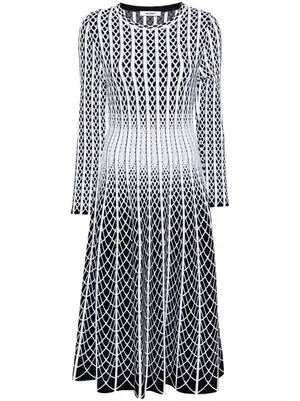 ANTONINO VALENTI Striped Midi Dress