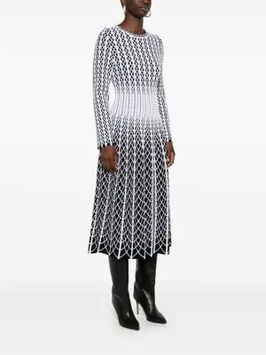 ANTONINO VALENTI Striped Midi Dress