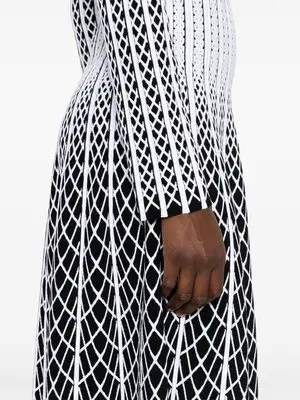ANTONINO VALENTI Striped Midi Dress