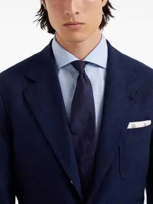 Brunello Cucinelli Jacquard Silk Neck Tie