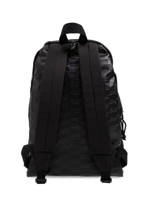 Balenciaga Bb Logo Embossed Leather Backpack