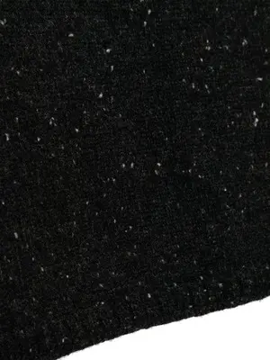 JOSEPH Speckle-knit Wool Scarf - Grey