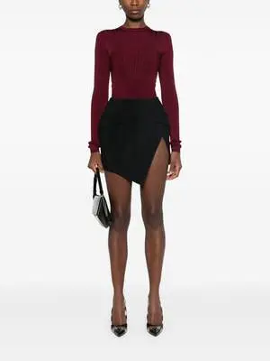 MUGLER Knit Top - Red