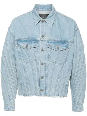 MUGLER Panelled Denim Jacket