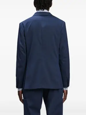 Palm Angels Logo-embroidered Blazer