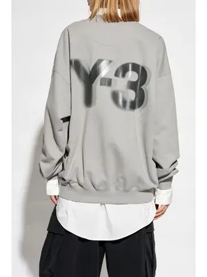 Y3 Logo-printed Crewneck Sweatshirt
