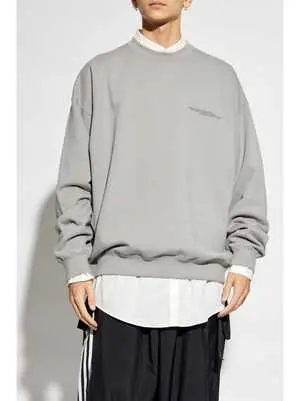 Y3 Logo-printed Crewneck Sweatshirt