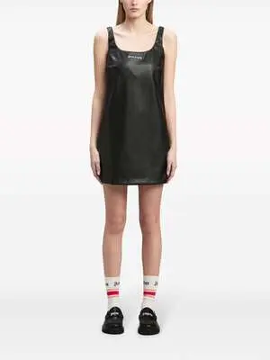 Palm Angels Logo-embroidered Minidress
