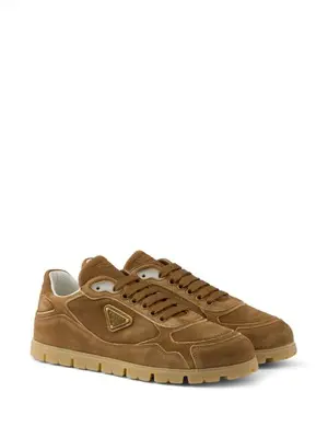 Prada Suede Sneakers - Brown