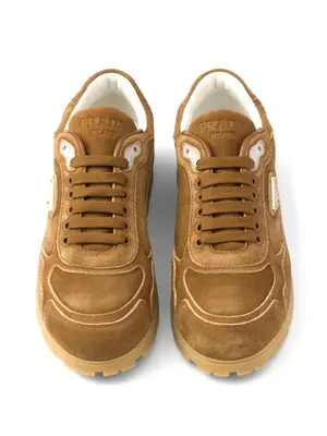 Prada Suede Sneakers - Brown