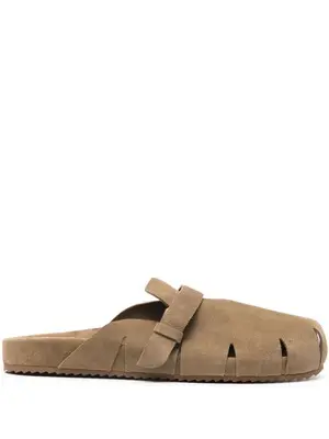 ANCIENT GREEK SANDALS Atlas Mules - Green