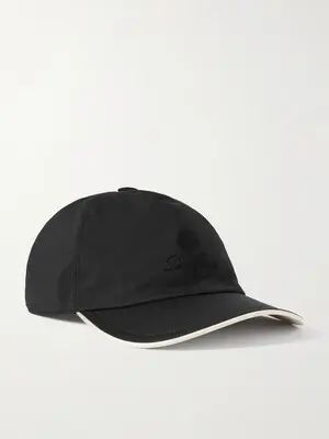 Loro Piana Logo-embroidered Storm System® Shell Baseball Cap - Gray