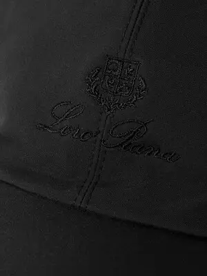 Loro Piana Logo-embroidered Storm System® Shell Baseball Cap - Gray