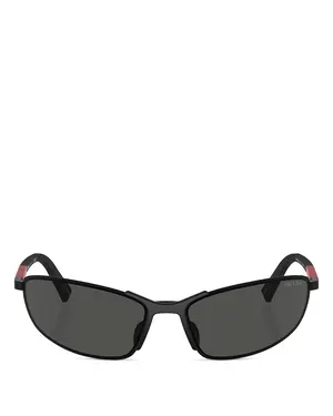 Prada Wraparound Sunglasses, 60mm
