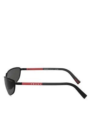 Prada Wraparound Sunglasses, 60mm