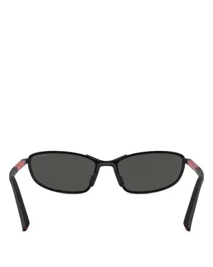 Prada Wraparound Sunglasses, 60mm