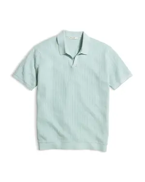 Marine Layer Liam Textured Polo Sweater