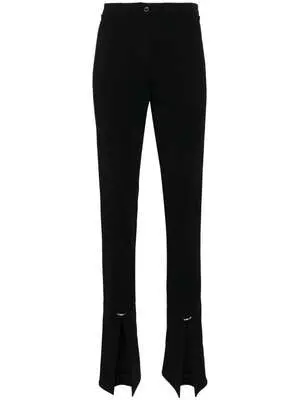 MUGLER Pierced Trousers - Black