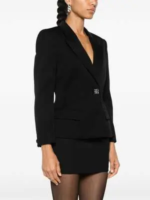 Givenchy 4g Liquid Button Wool Blazer
