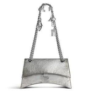 Balenciaga Crush Small Chain Bag With Rhinestones