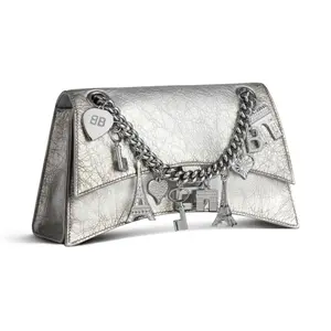 Balenciaga Crush Small Chain Bag With Rhinestones