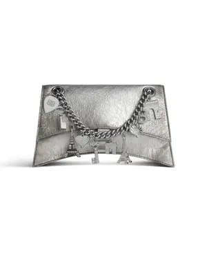 Balenciaga Crush Small Chain Bag With Rhinestones