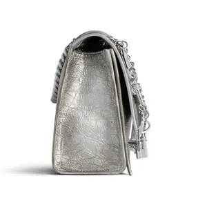 Balenciaga Crush Small Chain Bag With Rhinestones