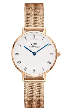 DANIEL WELLINGTON Petite Mesh Strap Watch