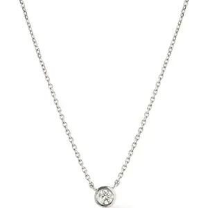 ANA LUISA 10k Diamond Pendant Necklace - White Gold