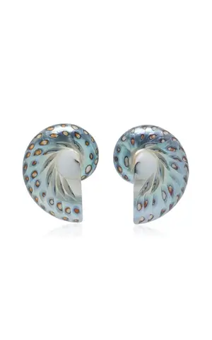 JULIETTA Exclusive Nautilus Shell Earrings