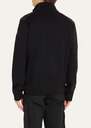 Moncler Wool-blend Down Cardigan