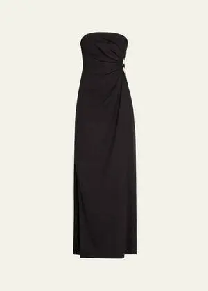 SIR. Dorian Strapless Midi Dress