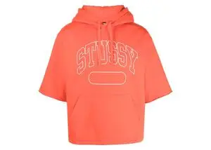 StÜssy Boxy Cropped Short Sleeve Hoodie