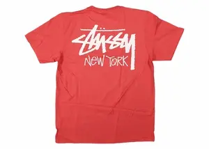 StÜssy Stock New York Tee Shirt - Pepper