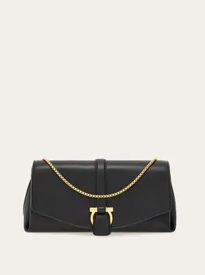 FERRAGAMO Mia Crossbody Bag - Black